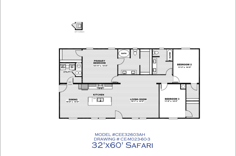 1800 Sq. Ft. 3 BR, 2 Bath Manufactured Home - Shop Eagle Homes